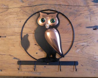 Owl key holder | Etsy