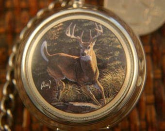 Deer pocket watch | Etsy