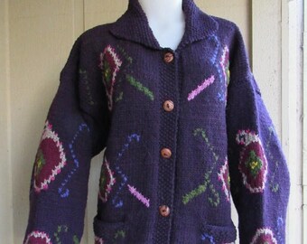 Hand knit sweater | Etsy