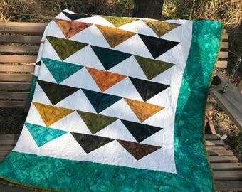 The Modern Flying Geese Quilt Pattern PDF file Immediate