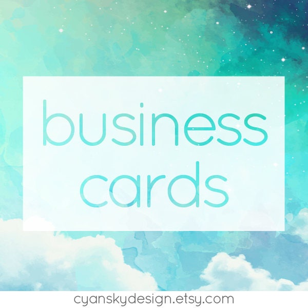 Business Cards Custom Personalized Cards & Logo Label Set