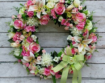 Cemetery wreath | Etsy