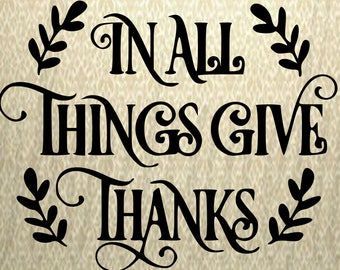 Give thanks | Etsy