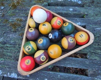 Vintage pool ball | Etsy