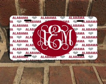 Alabama monogram | Etsy