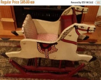 1950s rocking horse | Etsy