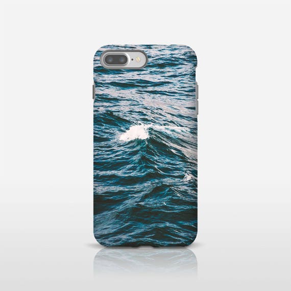 Ocean Phone Case Water Texture Blue Sea Photo Phone Case