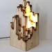 wooden sculpture sculpture lamp abstract lamp unusual gift