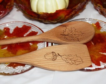Wood burned spoons | Etsy