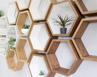 Hexagon shelves | Etsy