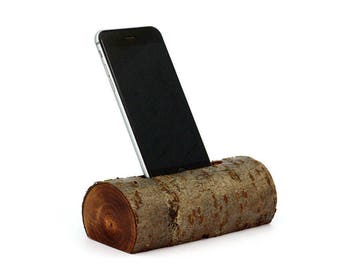 Wooden iphone dock | Etsy