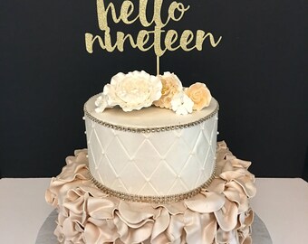 Cake topper 19 | Etsy