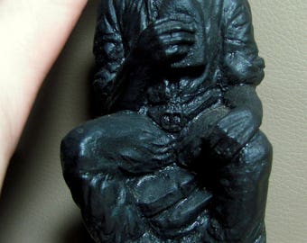 Coal miner figurine | Etsy