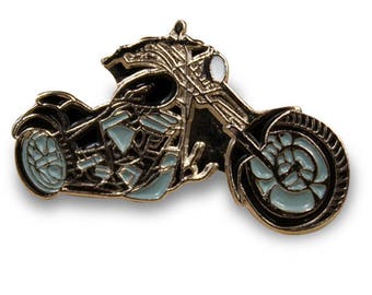 Motorcycle pin | Etsy