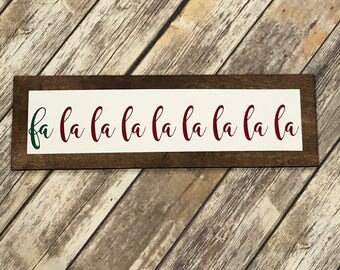 Fa la la la la | Etsy