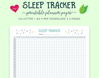 Sleep log | Etsy