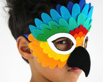 Parrot mask | Etsy