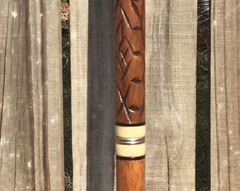 Carved walking cane | Etsy