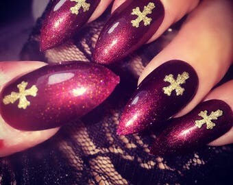 Hand painted nails | Etsy