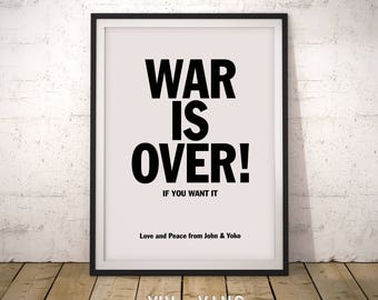 John lennon quote | Etsy