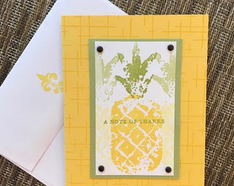 Pineapple card | Etsy