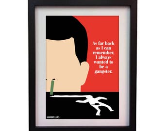 Goodfellas Thin Garlic. Giclée print.