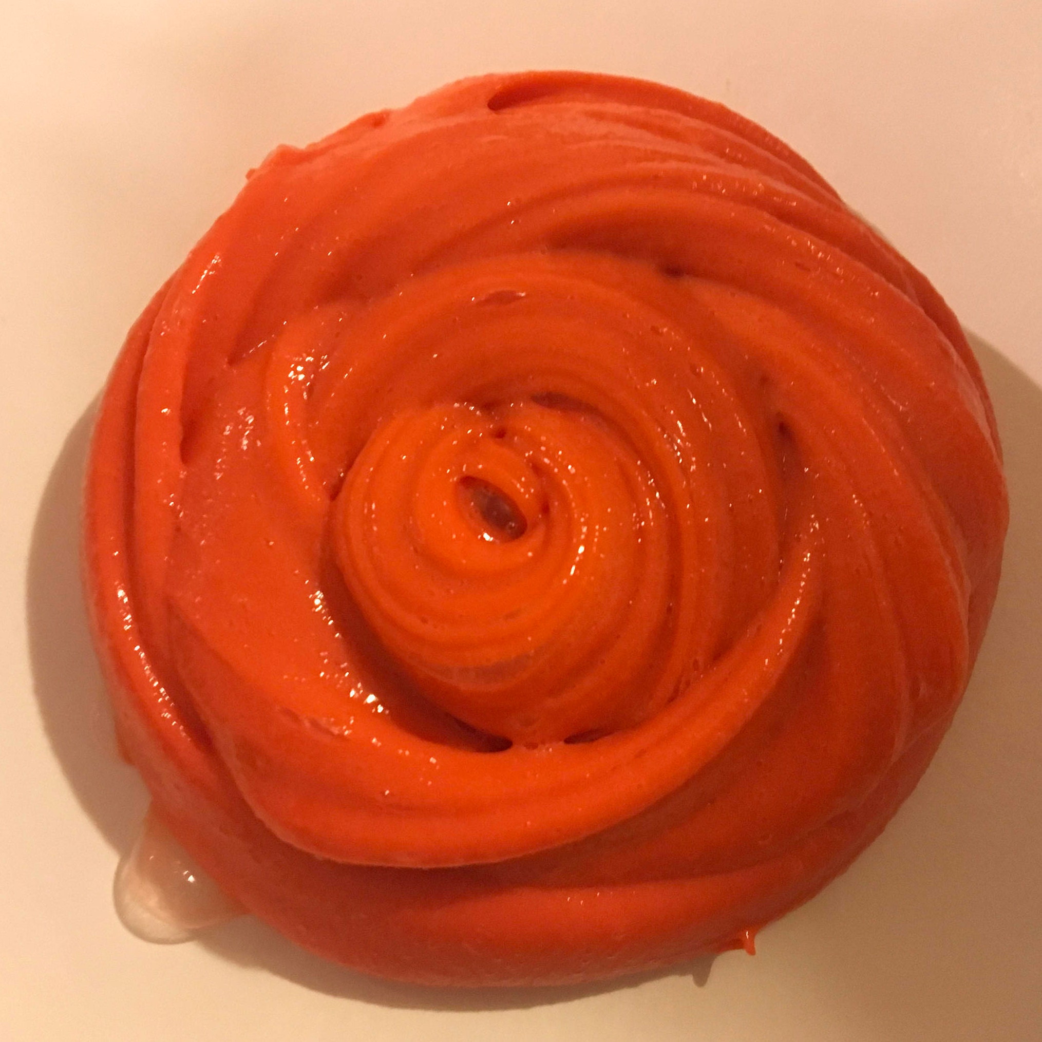 4oz Orange Red Slime Tangy Tangerine