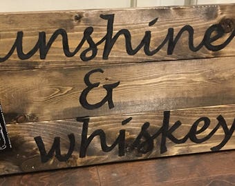 Whiskey sign | Etsy