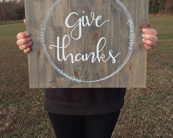 Give thanks | Etsy