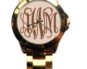 Monogram watch | Etsy