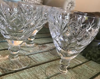 Crystal goblet | Etsy