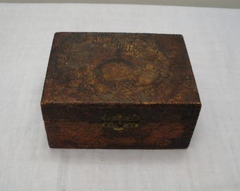 Pyrography box | Etsy