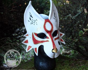 Kitsune mask | Etsy