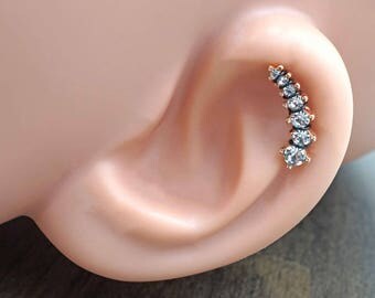 Cartilage earring | Etsy