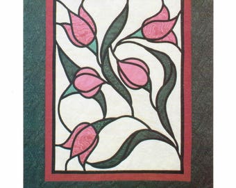 Stained glass quilt | Etsy