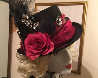 Velvet top hat | Etsy