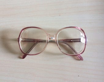 Pink eyeglass frames | Etsy