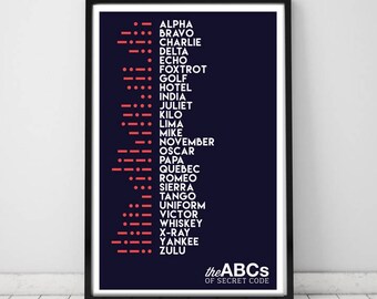 Military alphabet | Etsy