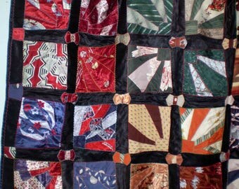 Art deco quilt | Etsy