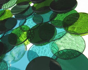 Precut glass circles | Etsy