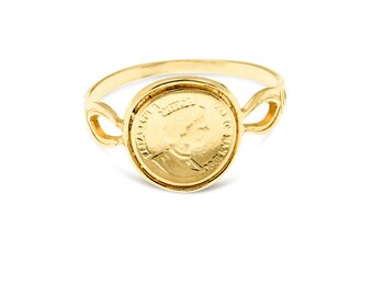 Womens signet ring | Etsy