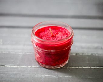 Red candle | Etsy
