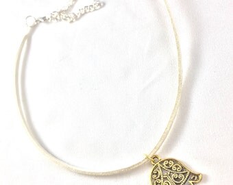 Hamsa necklace Hamsa necklace gold Hamsa hand choker Lucky