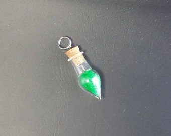 Iocane Powder Glass Bottle Necklace Poison Potion Vial Charm