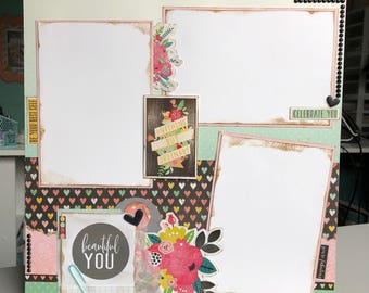 Scrapbook layouts | Etsy