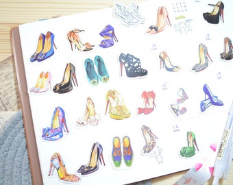 High heel sticker | Etsy