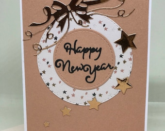 Happy new year card | Etsy