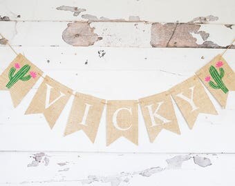 Cactus banner | Etsy