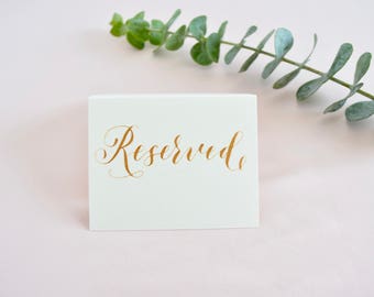 Reserved sign | Etsy