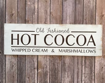 Hot chocolate sign | Etsy